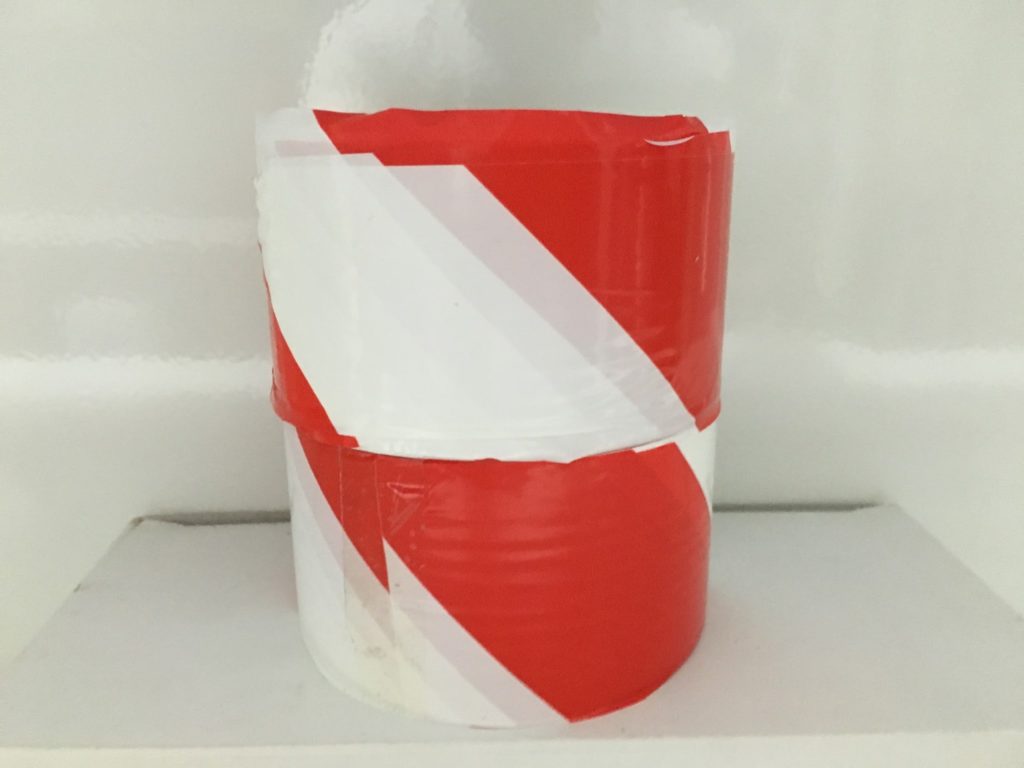 Red And White Tape GSK Hardware